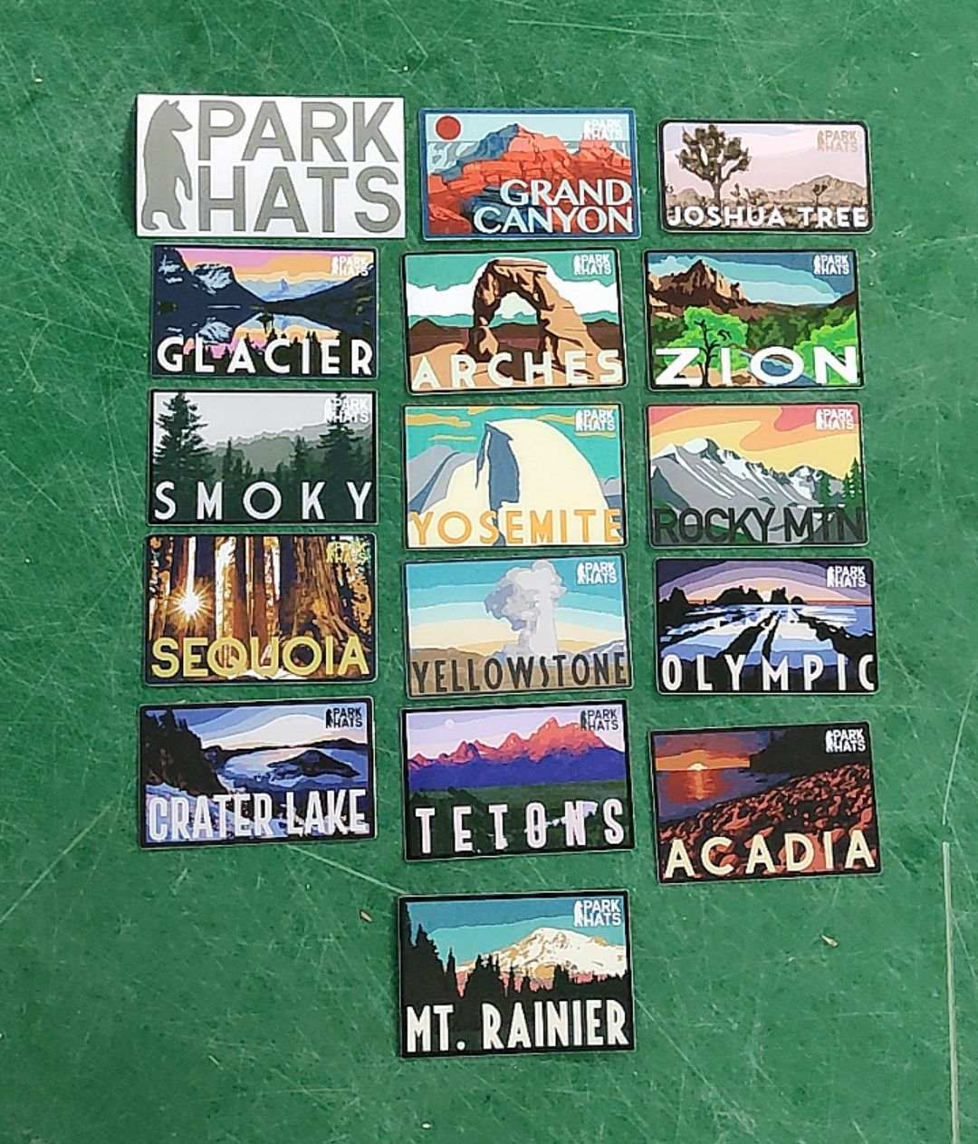 National Parks Sticker Pack – ParkHats